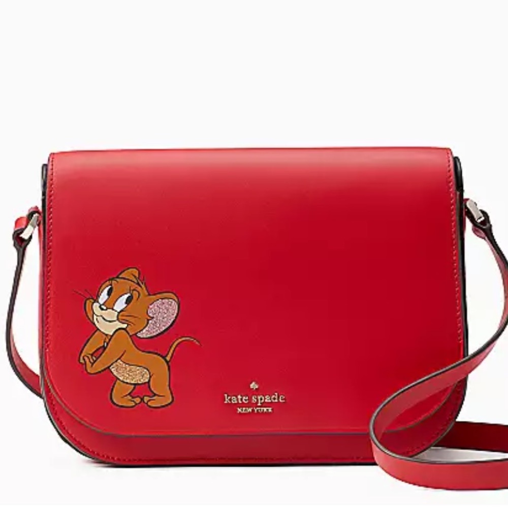 Kate Spade New York X Tom & Jerry Medium Flap Shoulde… - Gem